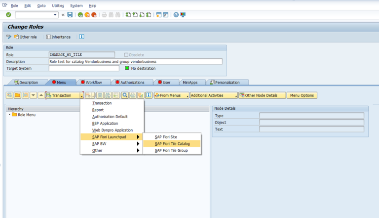 How to add a SAP transaction in a SAP FIORI tile ? – Blog for SAP ...